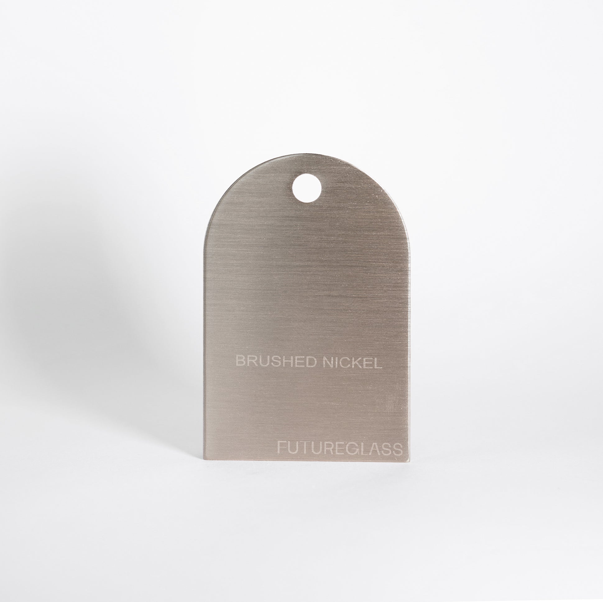 Colour Sample - Brushed Nickel – Future Glass
